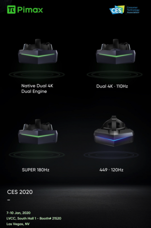 CES 2020: Pimax Has Announced New Virtual Reality Headsets for Artisan ...