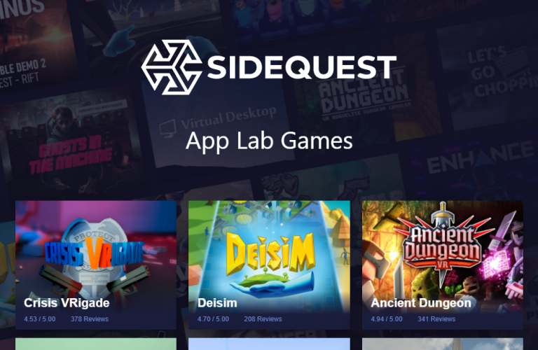 Applab.games URL Takes You to App Lab Content Directory on SideQuest ...